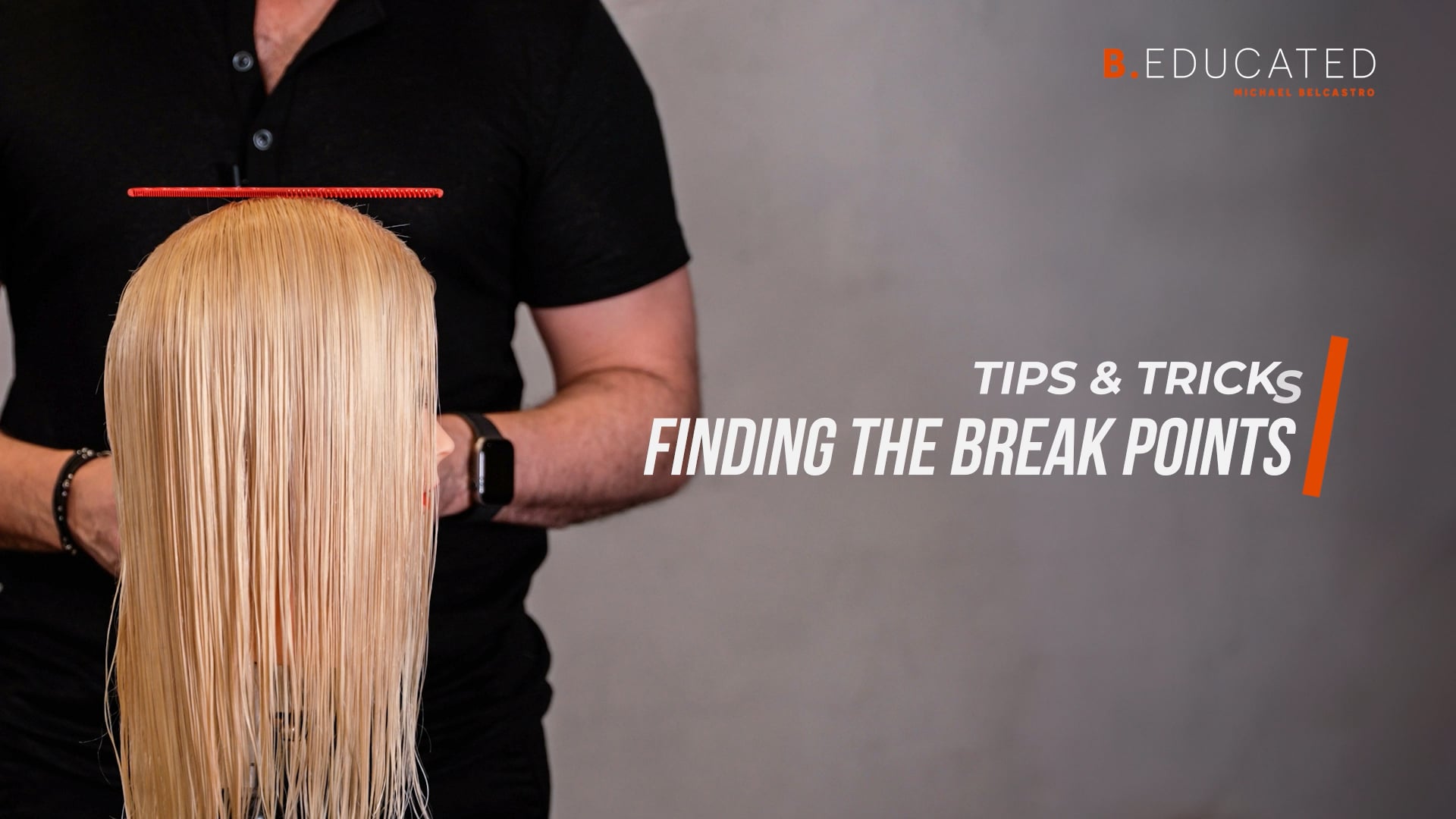 Finding The Break Points | Online Hair Cutting Tutorials & Professional ...